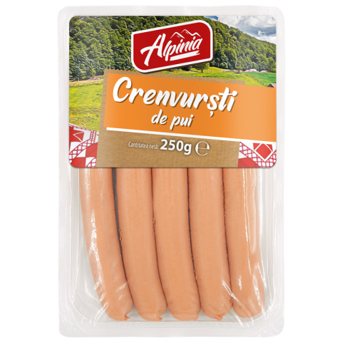 Crenvurști de Pui 250 g - Cris-Tim